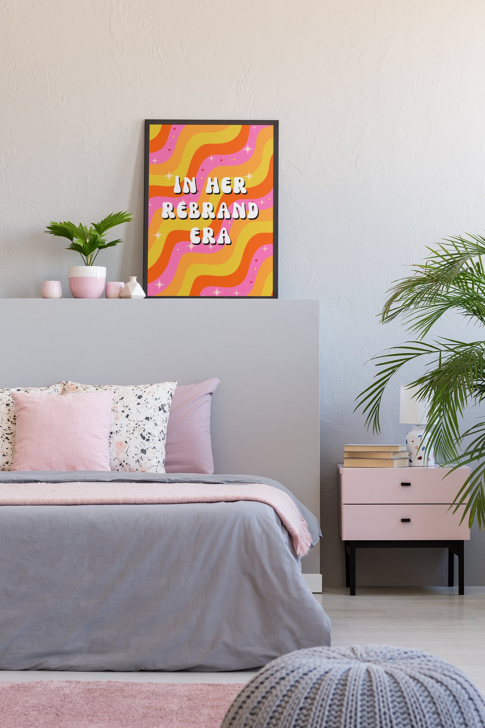 Groovy Retro Wall Art Digital Download. Funky Groovy Retro Psychedelic ...