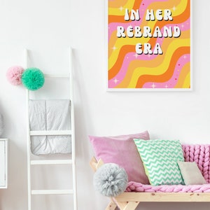 Groovy Retro Wall Art Digital Download. Funky Groovy Retro Psychedelic ...