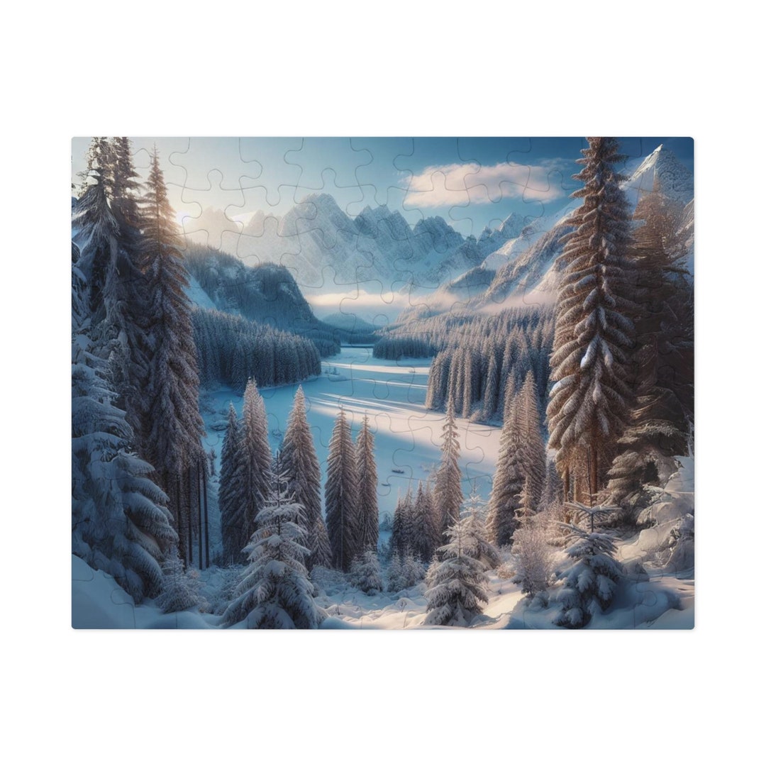 Winter Sunrise Jigsaw Puzzle 1000-piece - Etsy