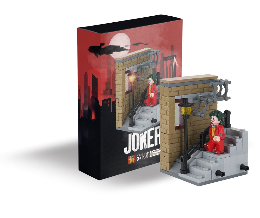 The Joker MOC Building Set - Etsy