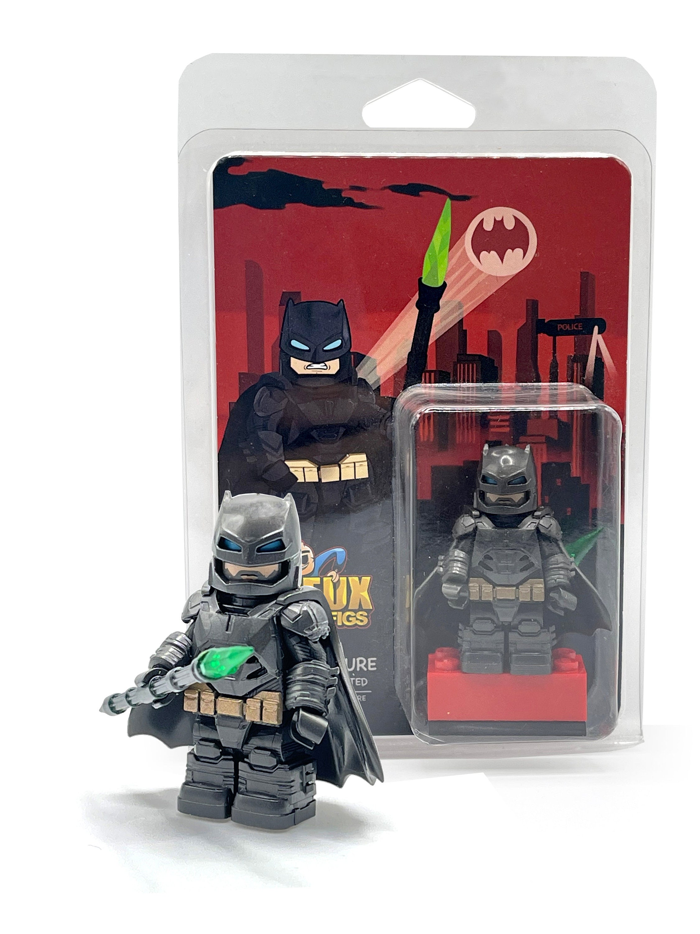 Batman Custom Minifigure With Battle Armor - Etsy