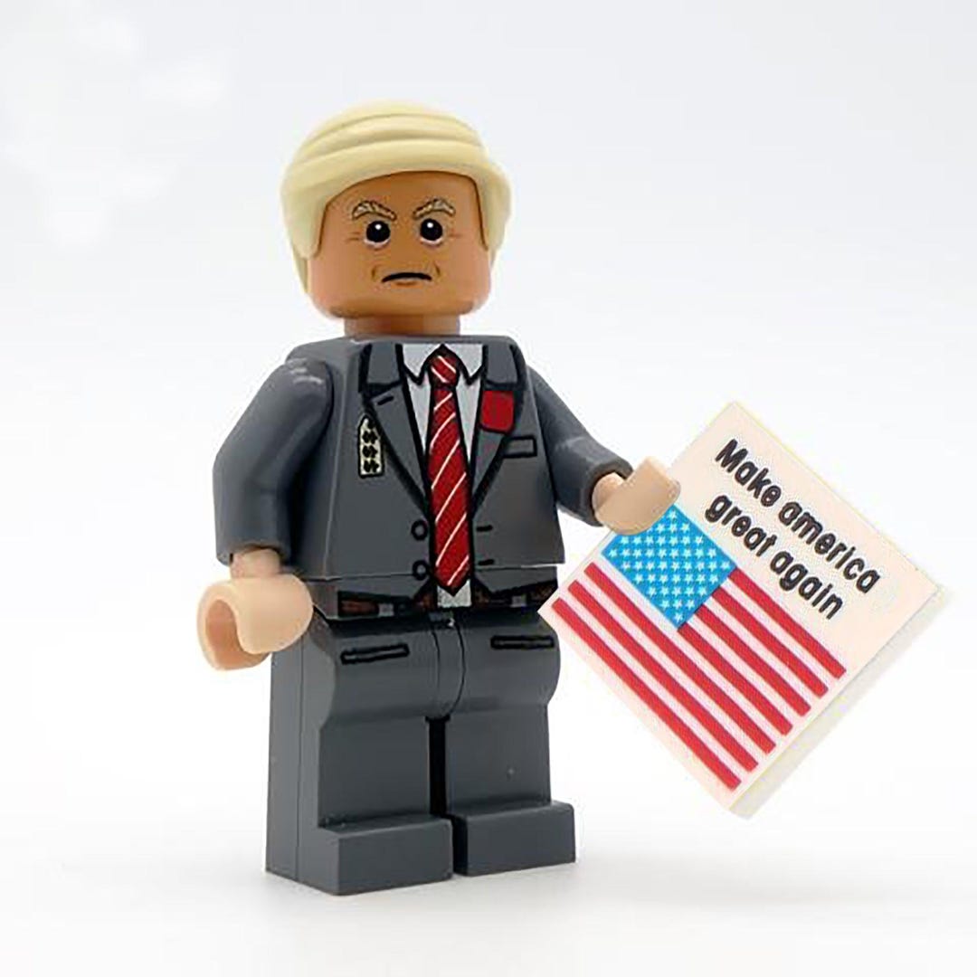 President Donald Trump Custom Minifigure - Etsy