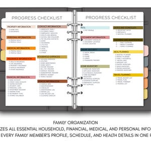 Emergency Home Management Binder: Family Life Planner (digital PDF) - Etsy