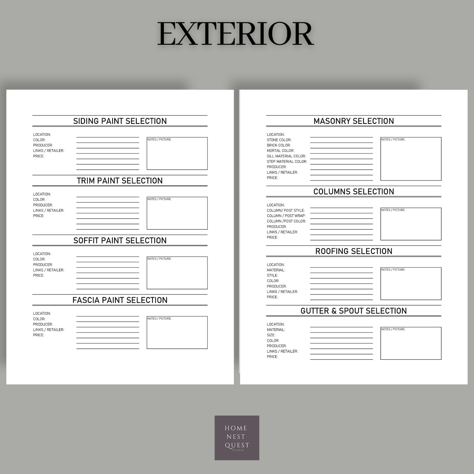 Home Renovation Planner: DIY Remodel Checklist & Budget (PDF) - Etsy