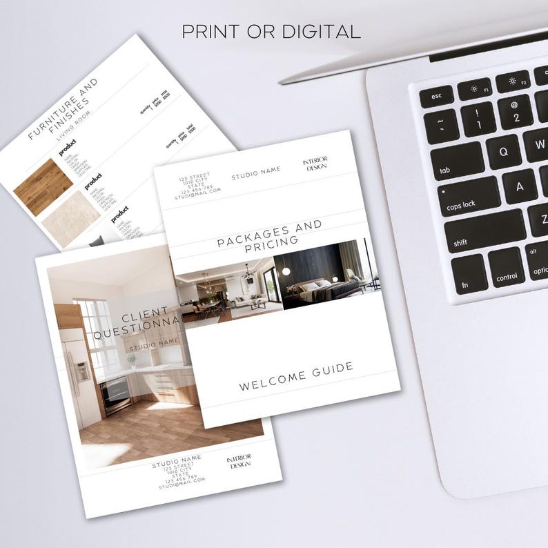 Interior Design Welcome Guide Template, Client Onboarding Form ...