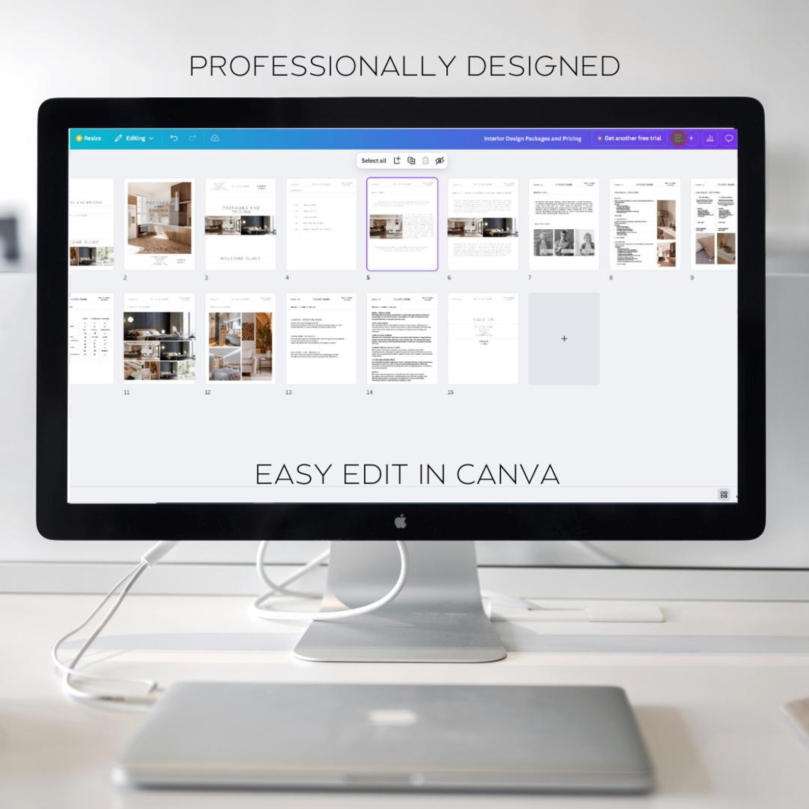 Interior Design Packages & Pricing Guide: Client Onboarding Template ...