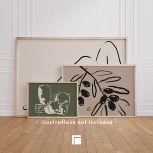 3 Horizontal Frames Mockup, Horizontal Mockup, Horizontal Posters ...