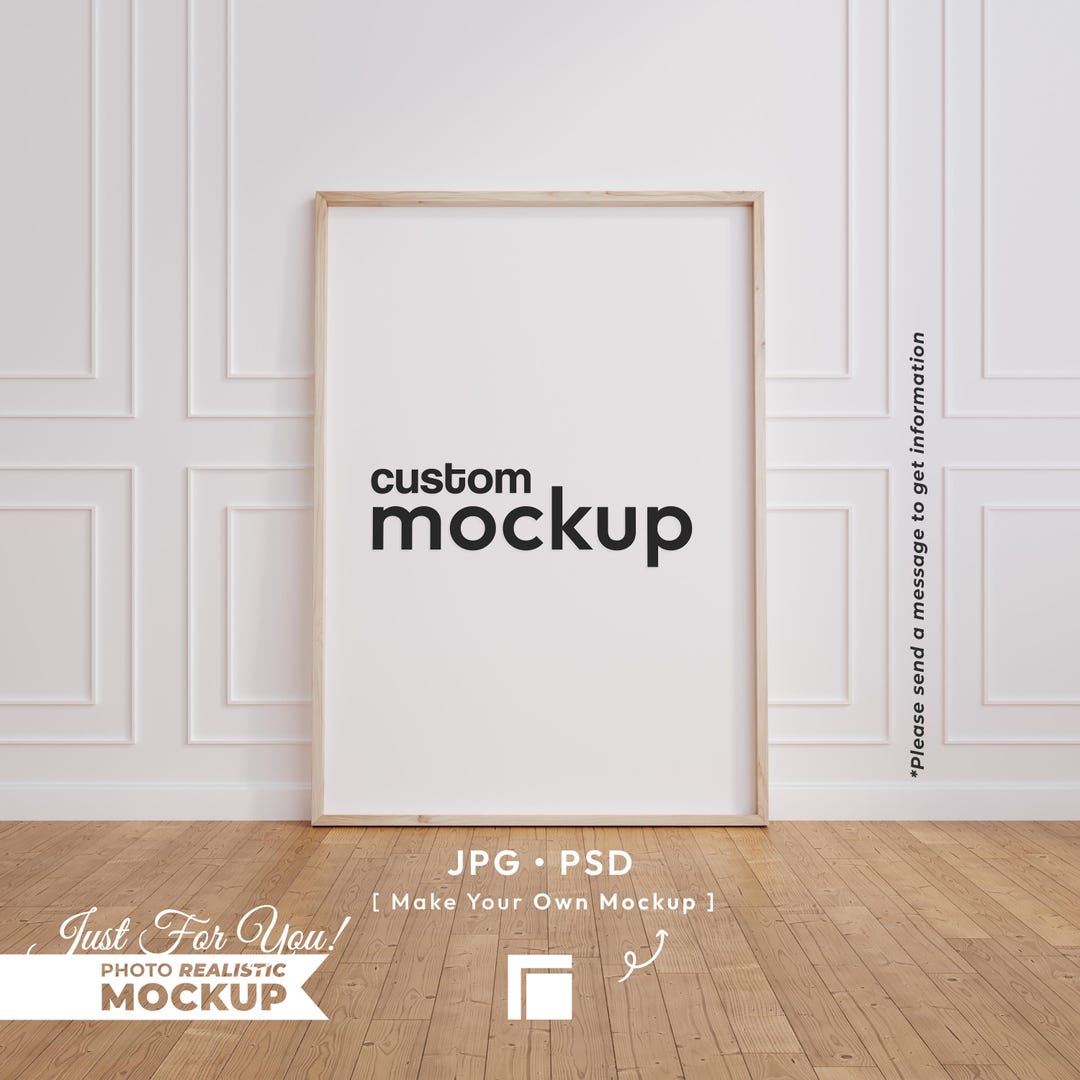 Custom Mockup: Personalized Product Display (JPG, PSD Files) - Etsy