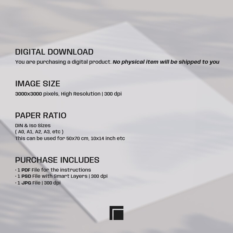 A4 Paper Mockup: Close up Poster Template (jpeg, Psd Files) - Etsy