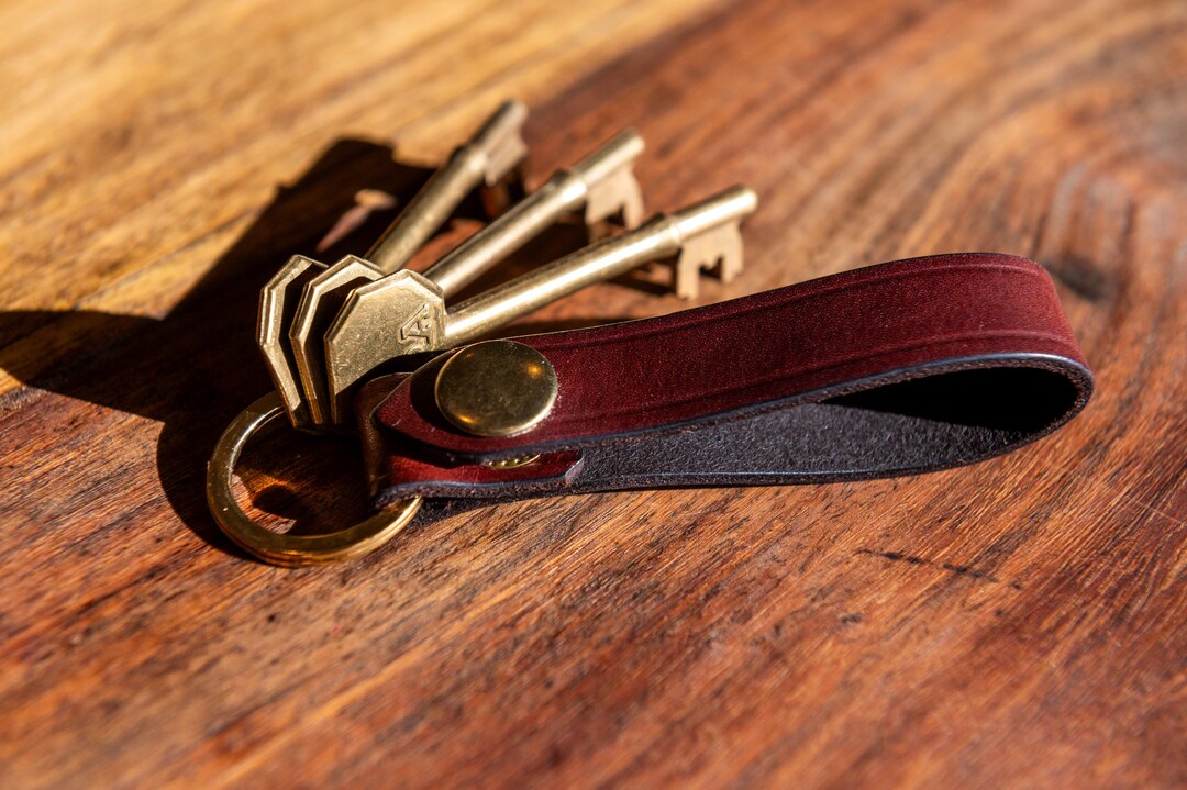 Genuine Leather Key Loop - Etsy