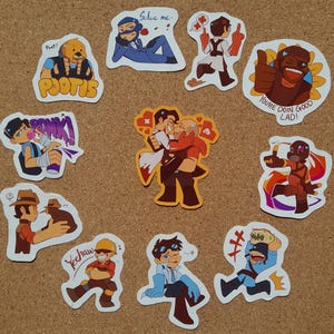 Team Fortress 2 Stickers - Etsy