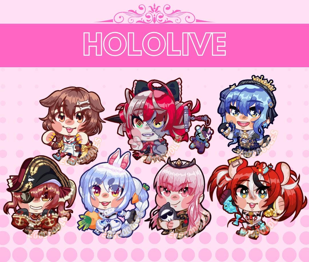 Hololive Stickers - Etsy