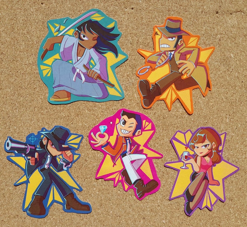 Lupin III Stickers - Etsy