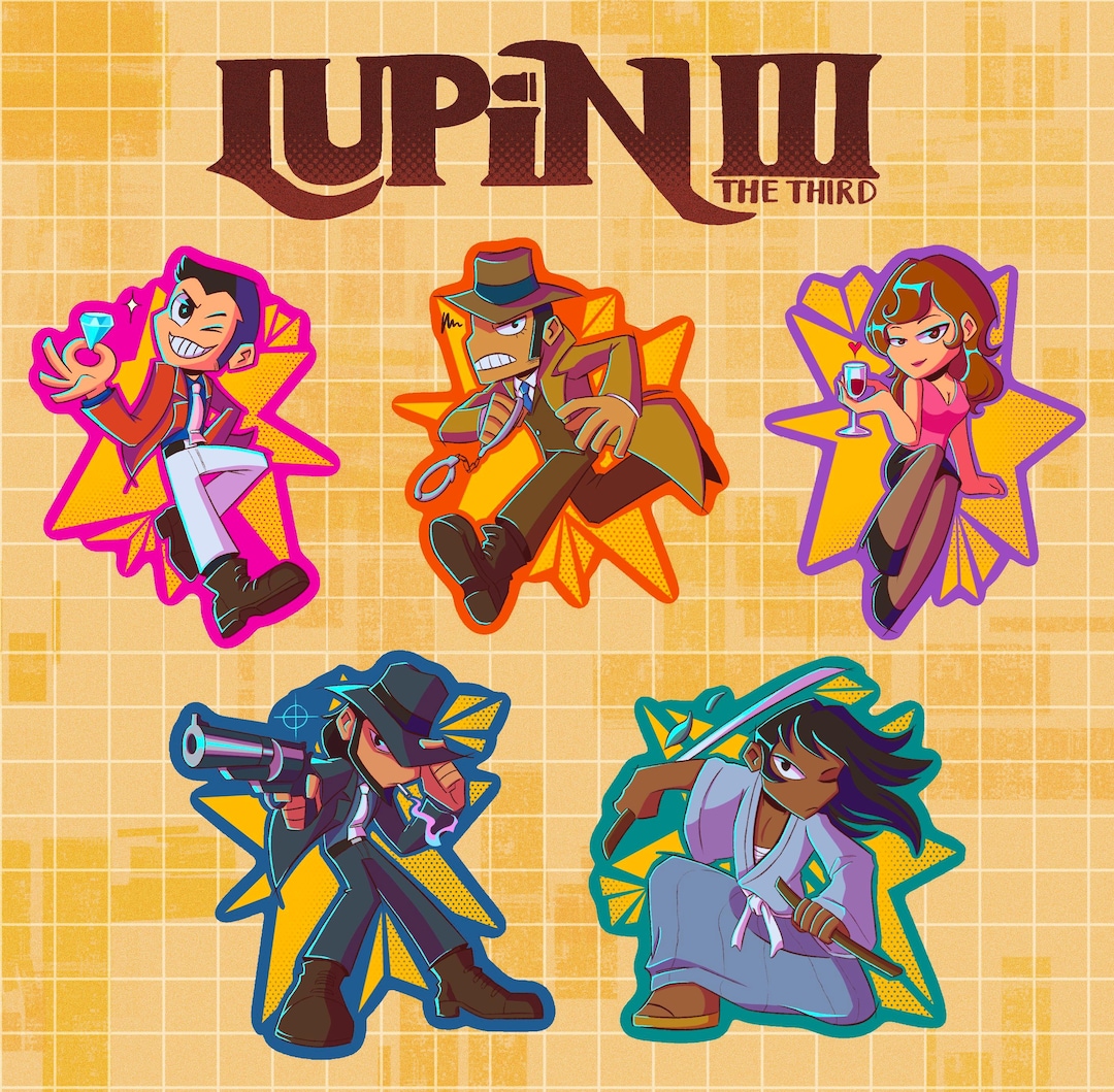 Lupin III Stickers - Etsy