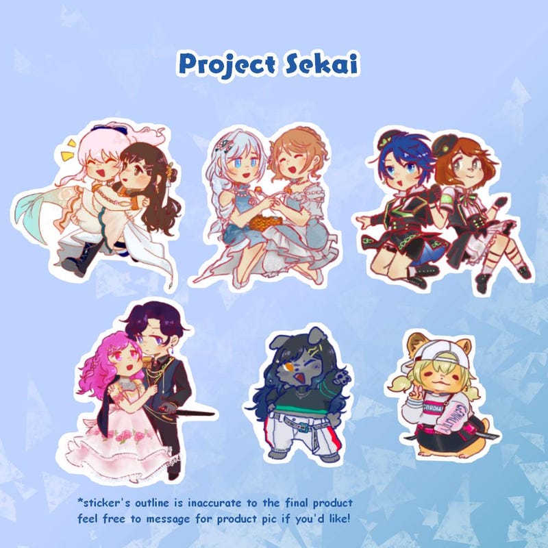 Project Sekai Sticker - Etsy