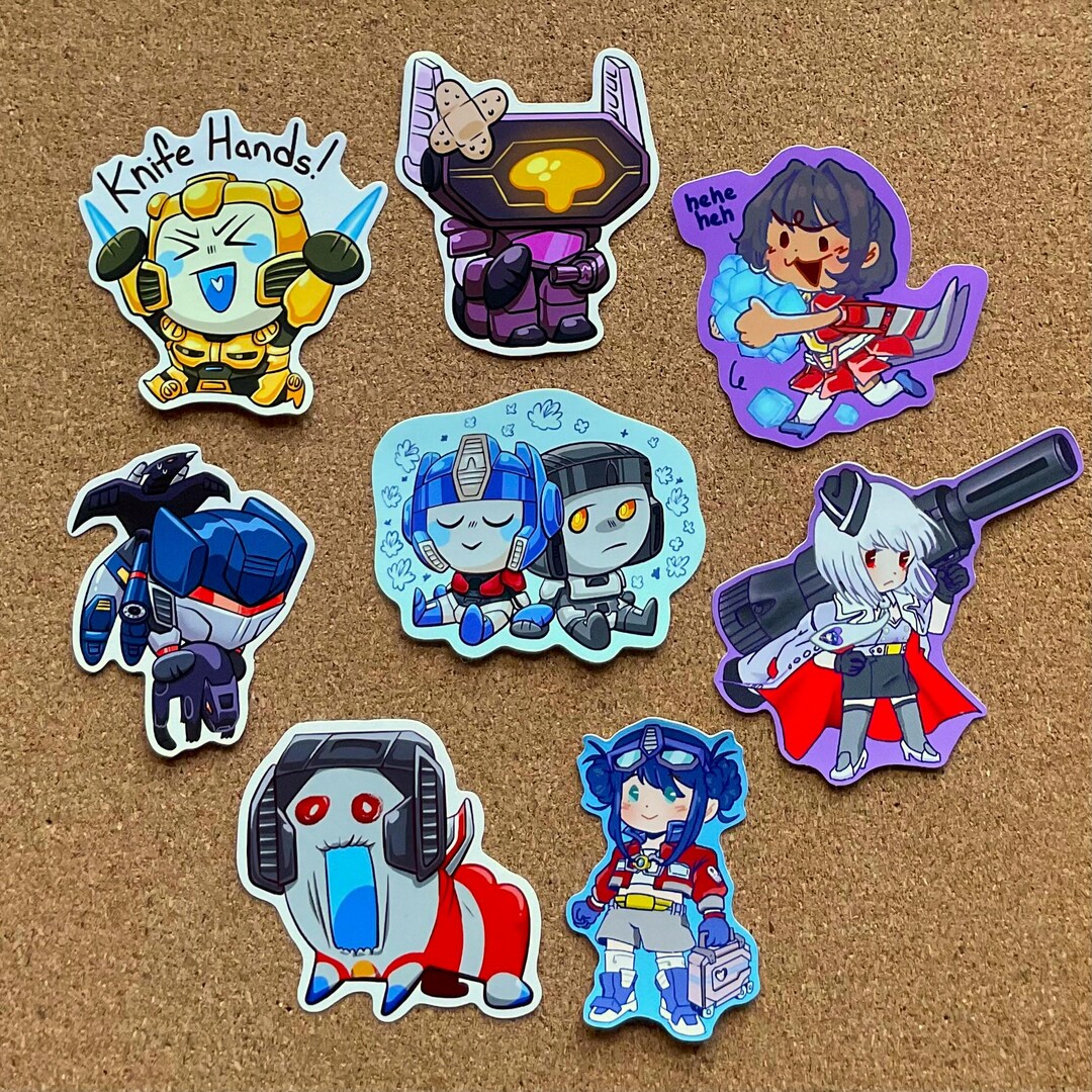 Transformers Stickers - Etsy