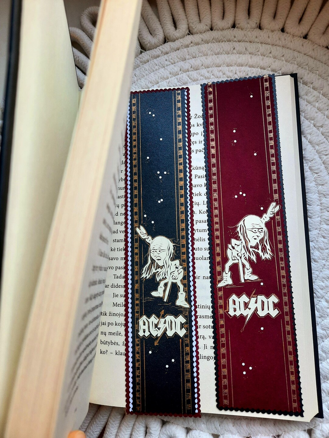 2 Bookmarks AC/DC Set, Music - Hard Rock, Book Lover Gift, Rock Fan ...