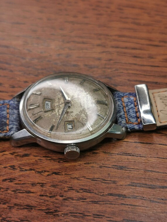 1950s Perona, AS 1700/01, Mens Automatic Day/Date Wat… - Gem