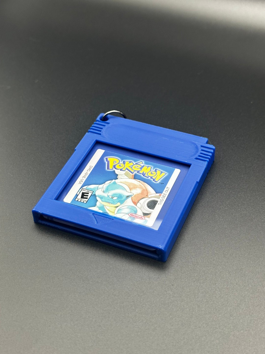 Pokemon Blue Version Gameboy Keychain *EXTRA Durable* (replica, Non ...
