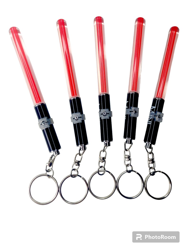 5 Pack of Minisabers Mini Lightsabers Red Blue White Green Pink Star ...