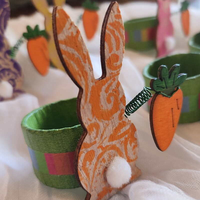 Spring Napkin Rings - Etsy
