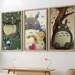 Ghibli Totoro Poster 3 Pack, My Neighbor Totoro Wall Art, Set 3 Piece ...