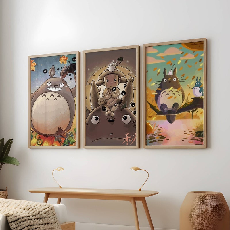Totoro Poster - Etsy UK