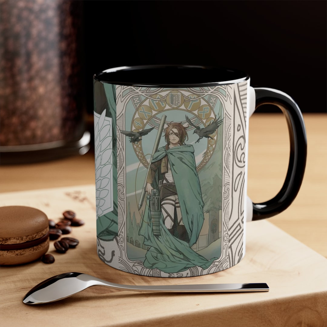 Hange Zoe Mug, AOT Titans Mug, Anime Mug, Anime Lover Cup, Graphic ...