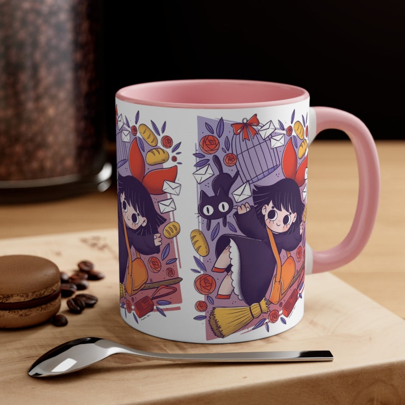 Kiki's Delivery Service Mug, Studio Ghibli Mug, Kiki & Jiji Bed and ...
