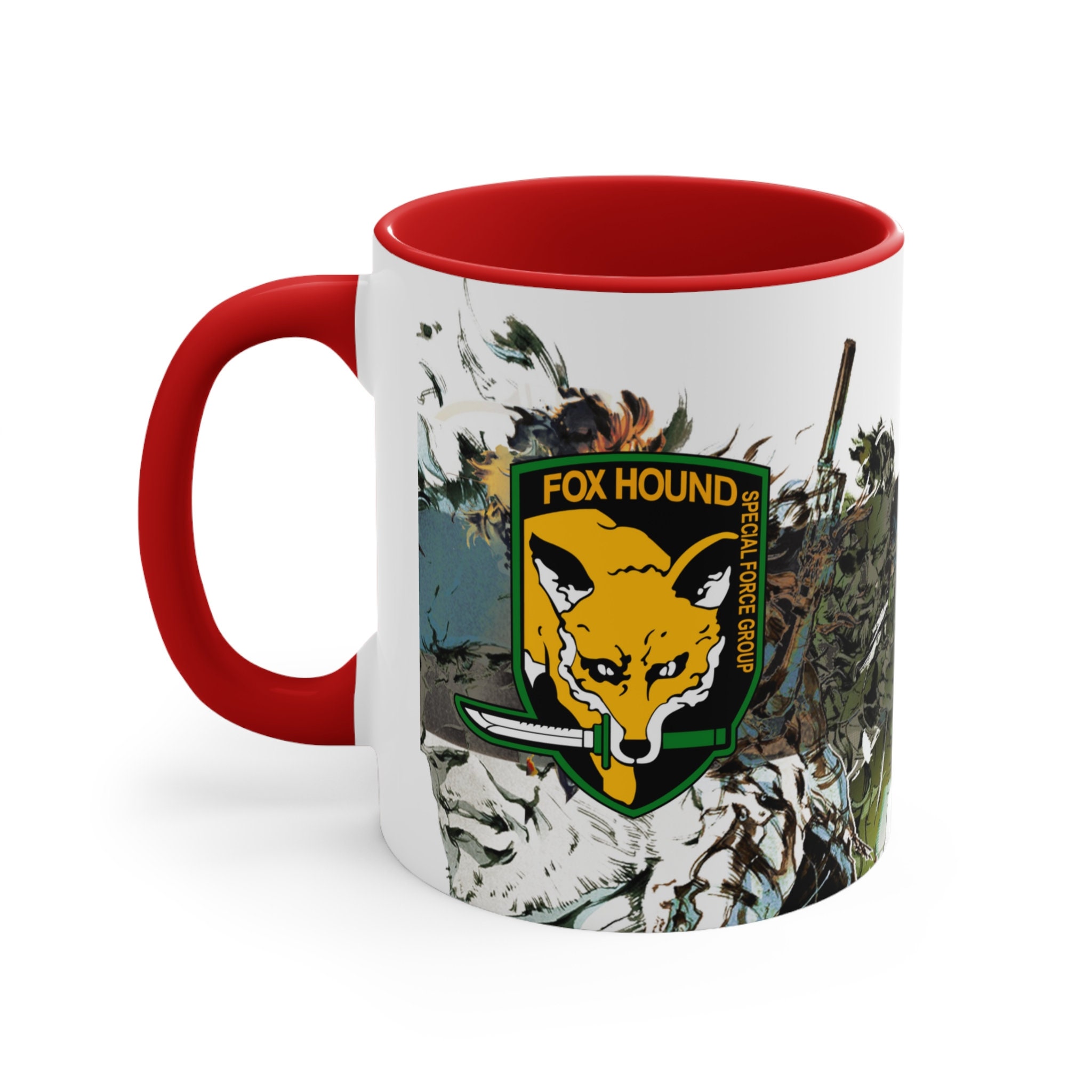 Metal Gear Mug, Metal Gear Solid Mug Gift, FOX HOUND, Metal Gear Scret ...