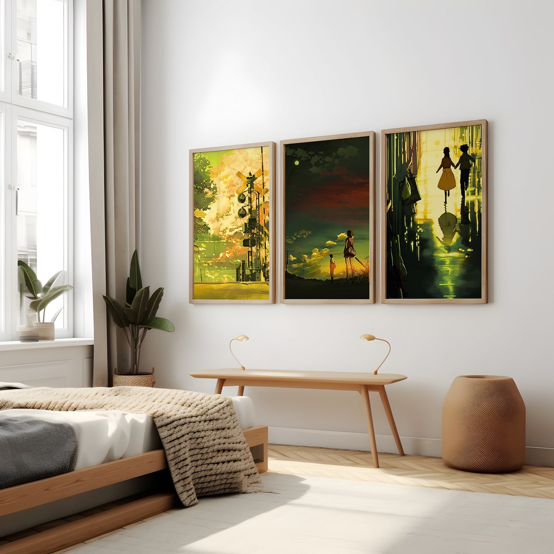 5cm per Second 3 Pack, Anime Posters, Anime Deco Wall Art, Anime Poster ...