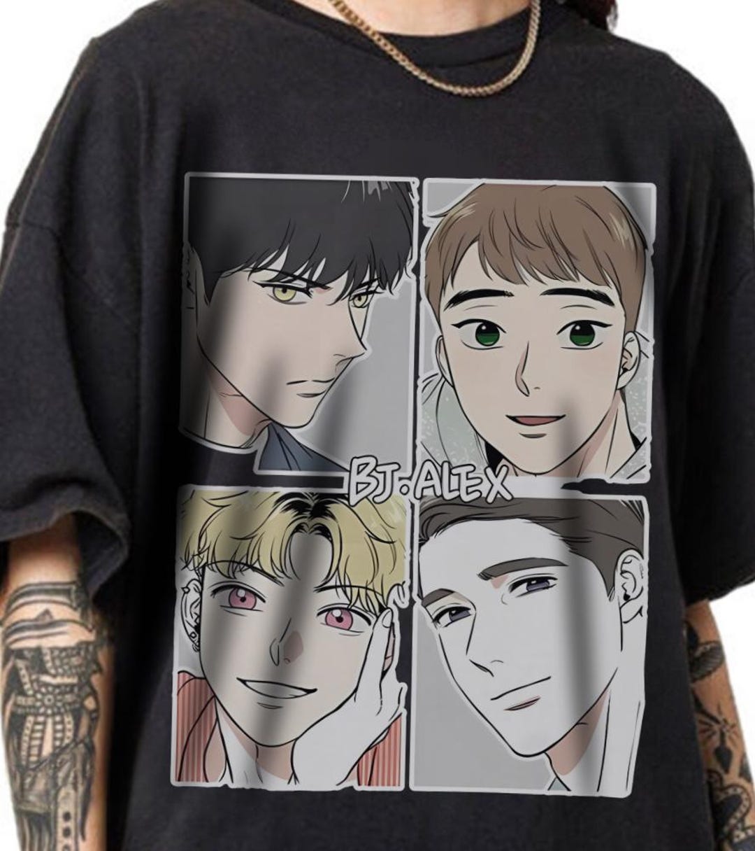 Anime T-shirt, Graphic Anime Tee, Anime Manga Shirt, Streetwear Unisex ...