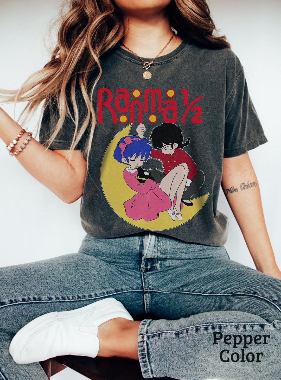 Ranma 1/2 T-shirt, Ranma Anime Shirt, Unisex Ranma Saotome, Anime T ...