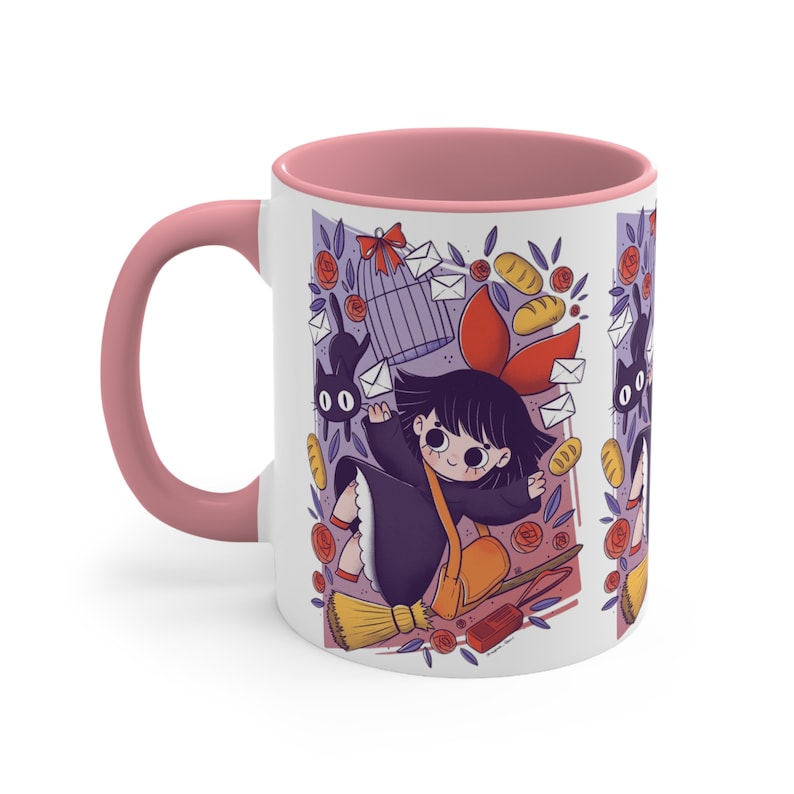 Kiki's Delivery Service Mug, Studio Ghibli Mug, Kiki & Jiji Bed and ...