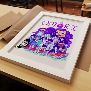 Omori Poster 3 Pack, Omori Anime Wall Print, Videogame Poster, Family ...