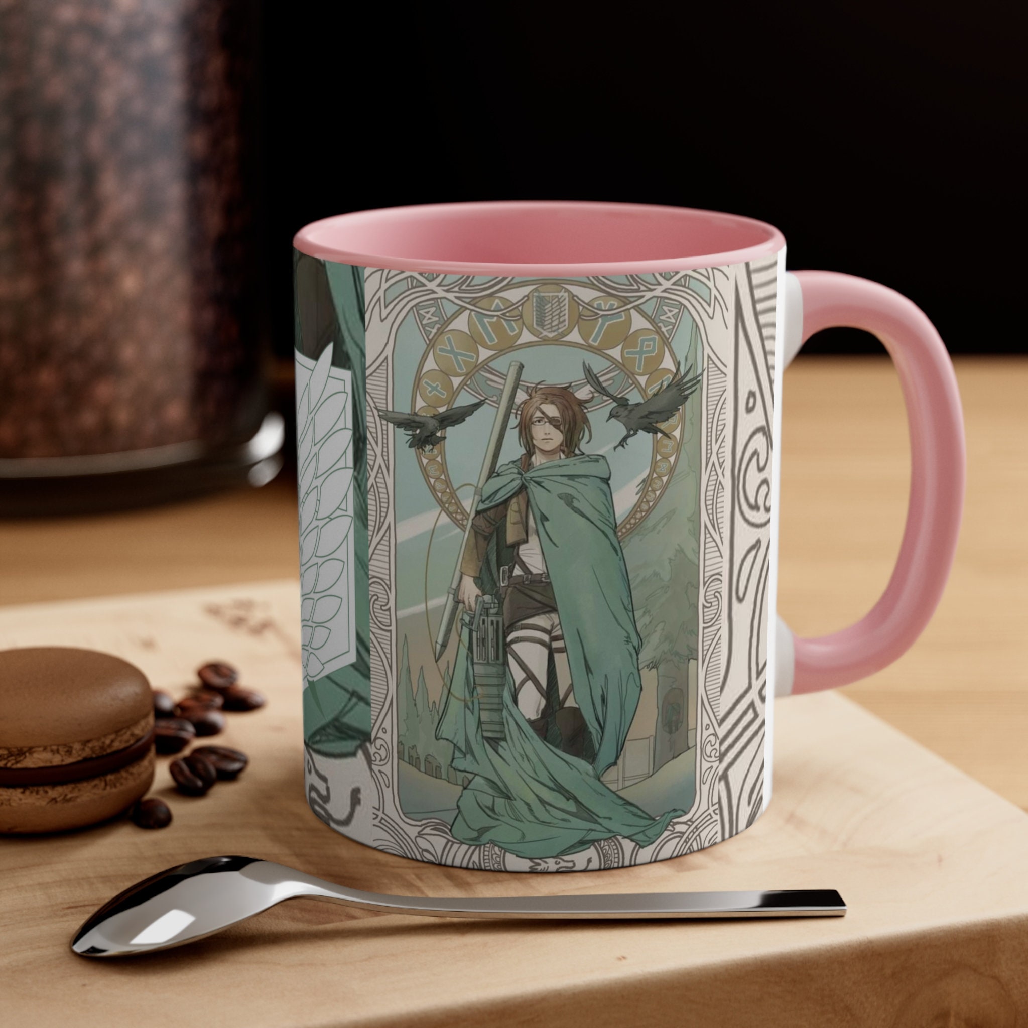 Hange Zoe Mug, AOT Titans Mug, Anime Mug, Anime Lover Cup, Graphic ...