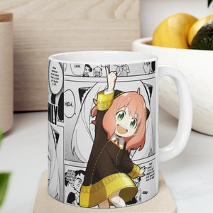 Anime Mug, Anya Forger Mug, Spyxfamily Cup, Heh Anya Forger, Atsumi ...