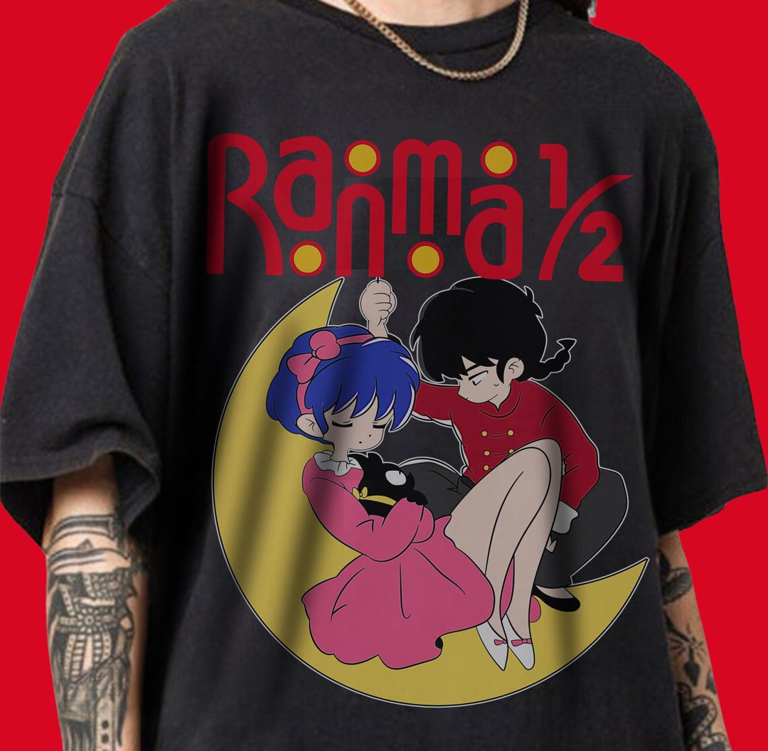 Ranma 1/2 T-shirt, Ranma Anime Shirt, Unisex Ranma Saotome, Anime T ...