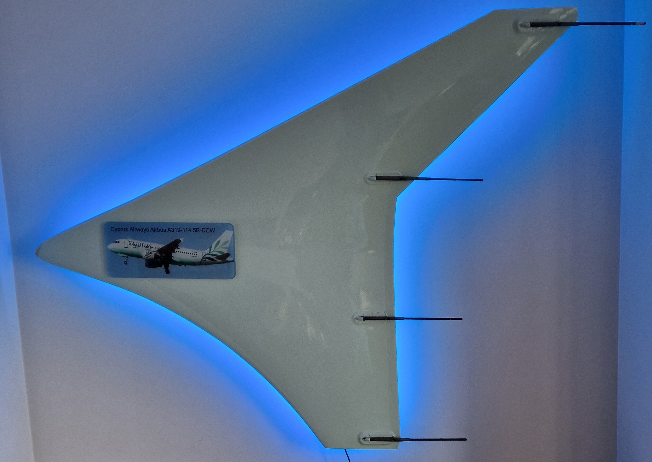 Airbus A319 - Wingtip Wall Art LED Light Aviation Aircraft Special ...
