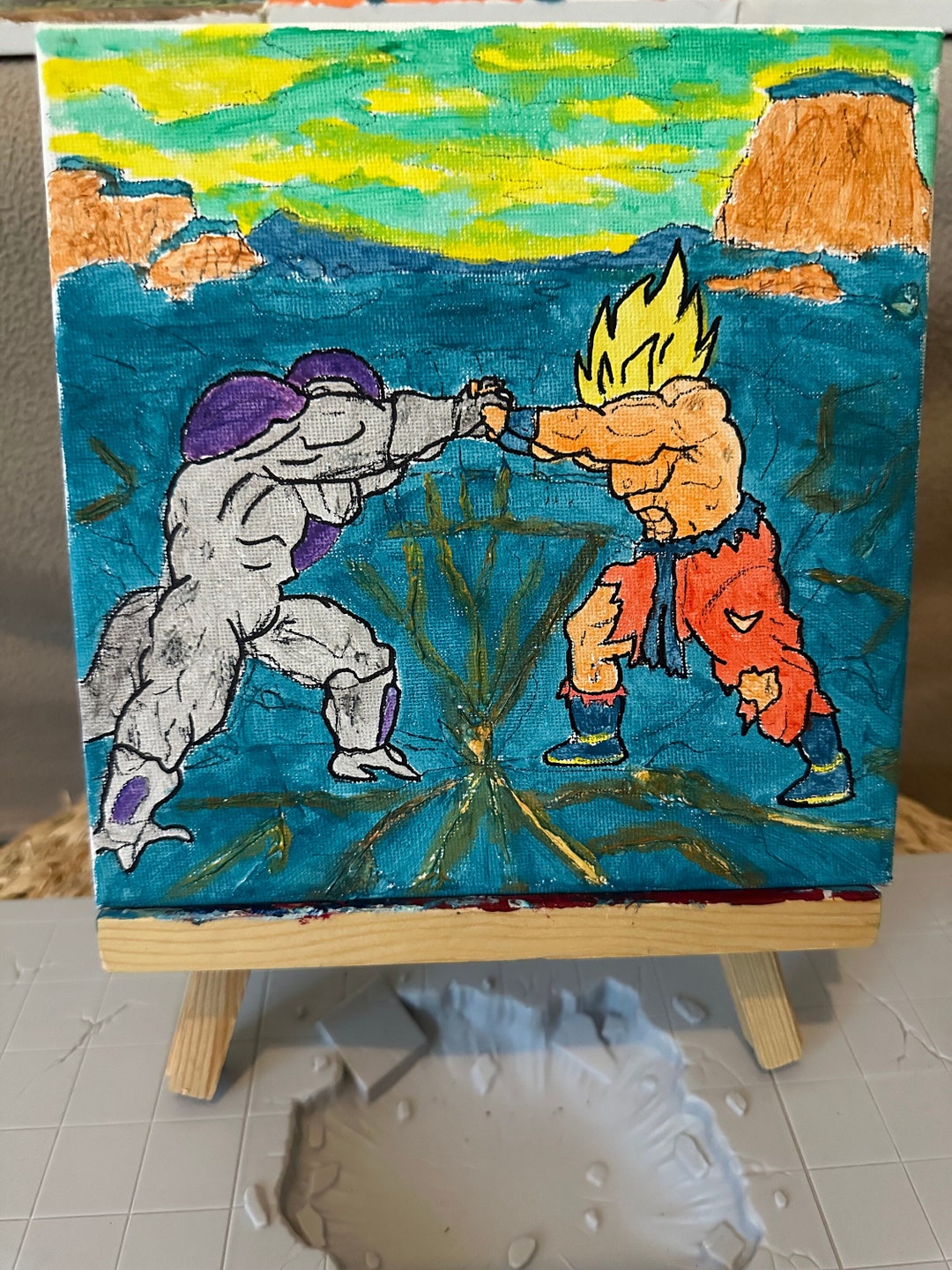 Goku Vs Freezer. Show of Force.art - Etsy