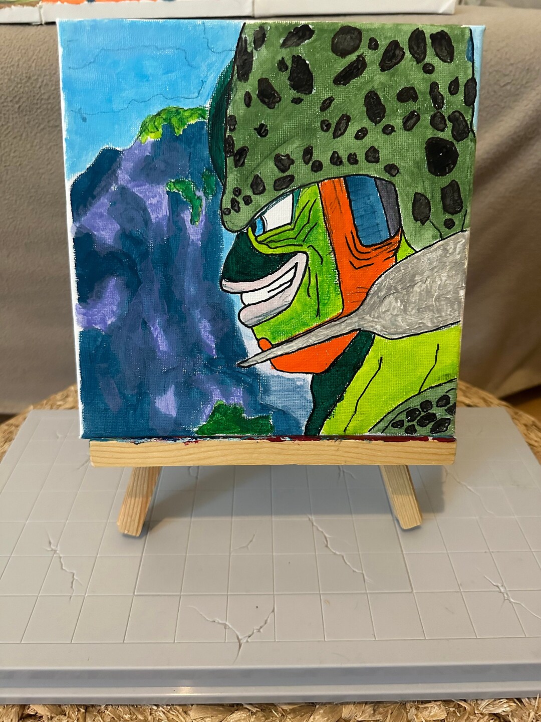 Dragon Ball Z Paint Art - Etsy