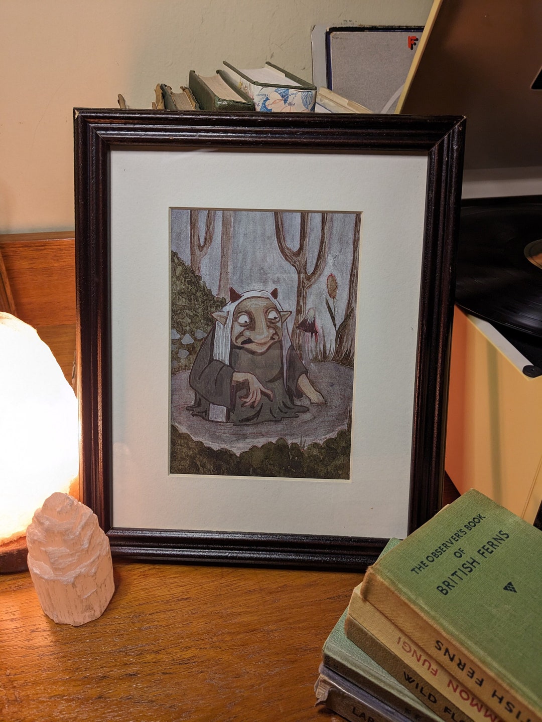 A5 Swamp Troll Art Print - Mystical Creature Art for Fantasy ...