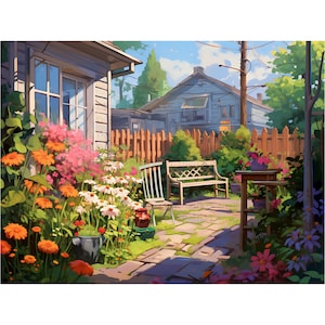Yard Artwork | Garden Posters | Scrapbooking | Backyard Clipart ...