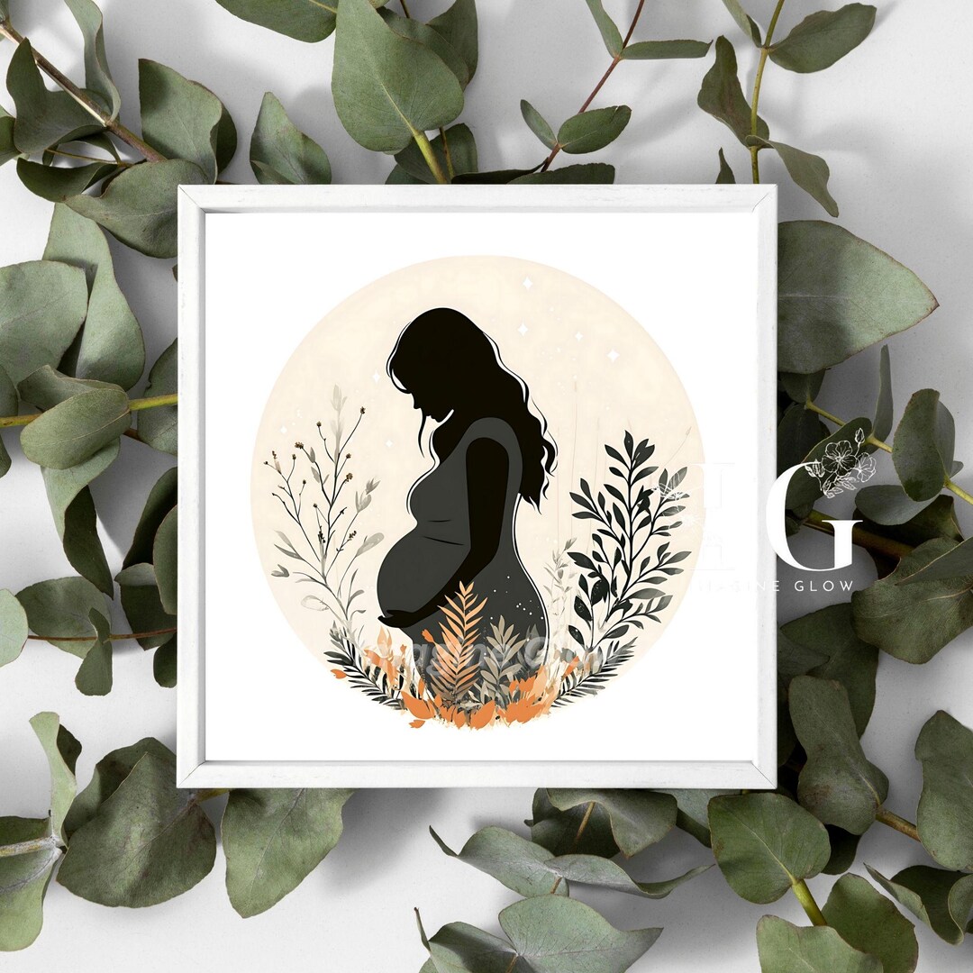 Mom to Be Wall Art - Pregnancy Boho Print - Motherhood Printable Art ...
