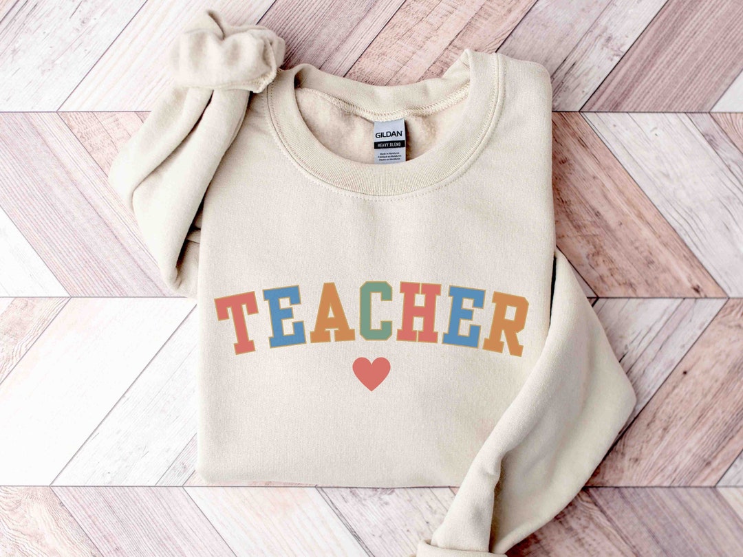Cute Teacher Sweatshirt, Back to School Sweatshirt, Elementary Teacher ...