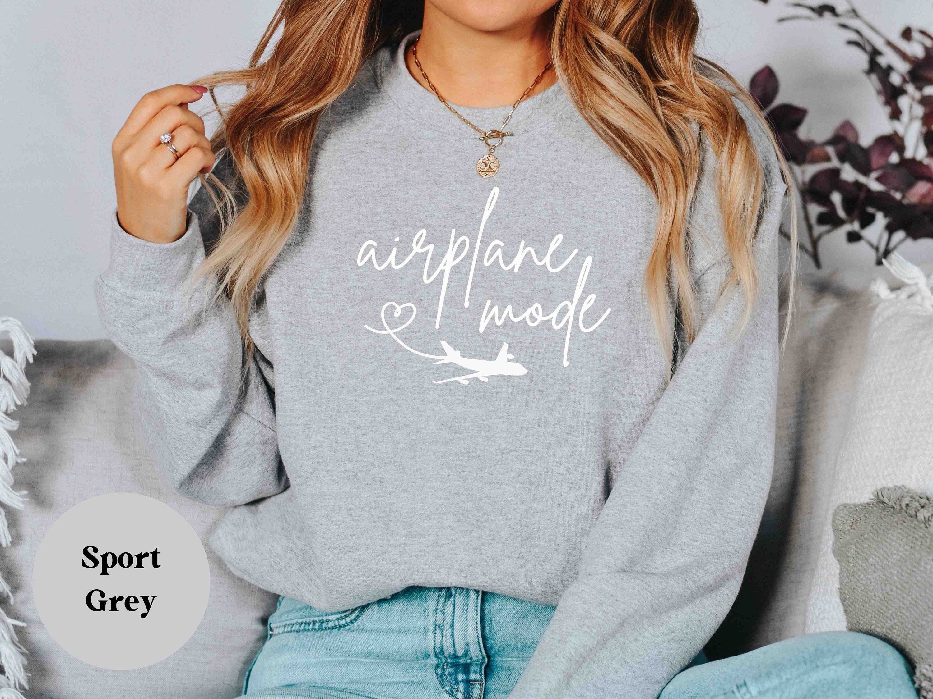 Airplane Mode Sweatshirt, Travel Sweatshirt, Vacation Mode, Gift for ...