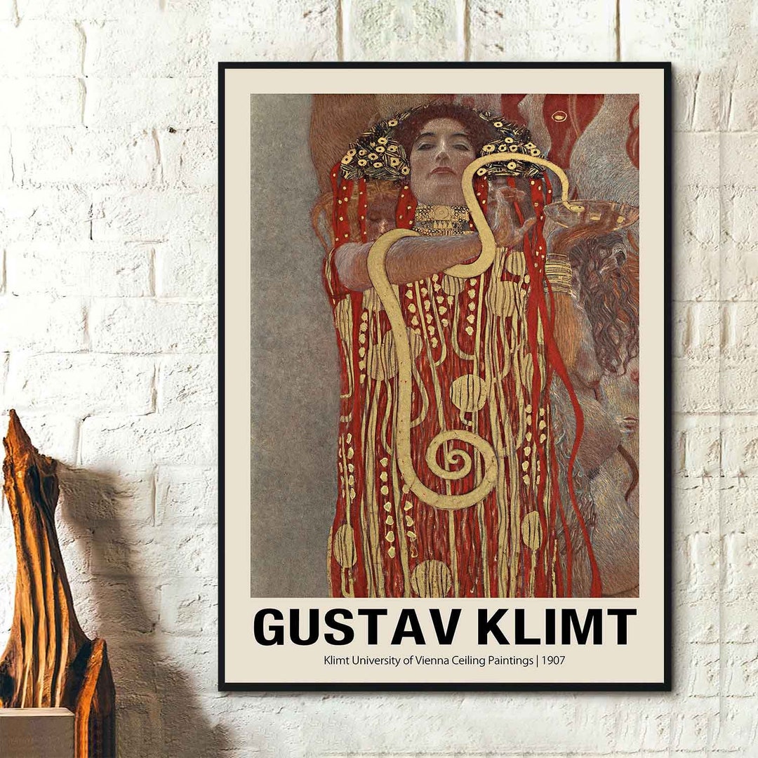 Klimt University of Vienna Ceiling Paintings 1907 Gustav Klimt Elegant ...