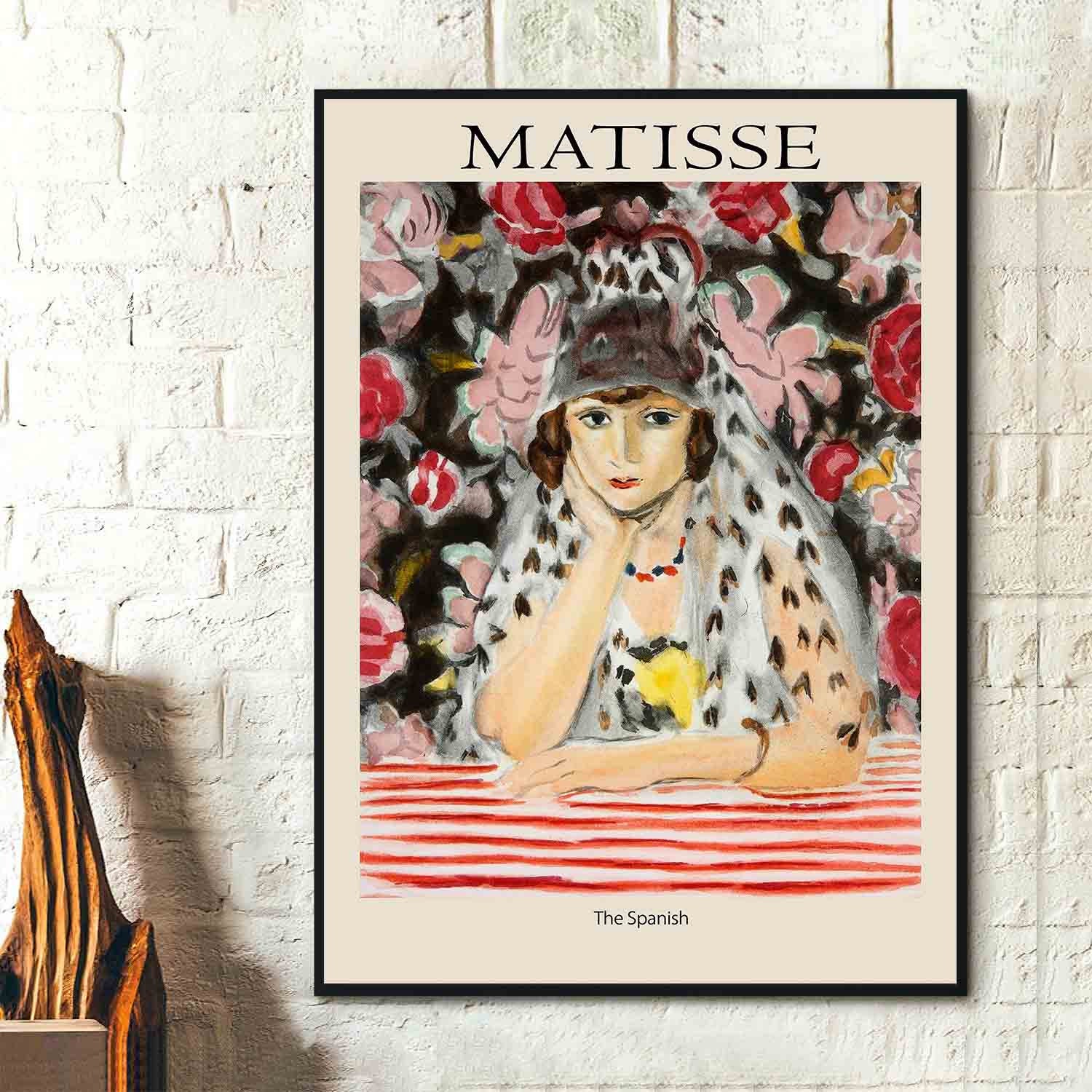 Henri Matisse the Spanish Painting Art Modern Art Canvas Wall Art ...