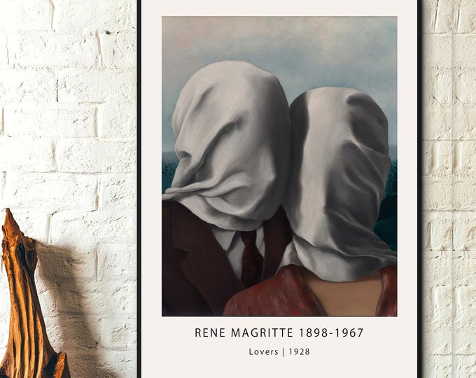 Rene Magritte Exhibition Poster Freedom of Mind _ 1948 Painting Art ...