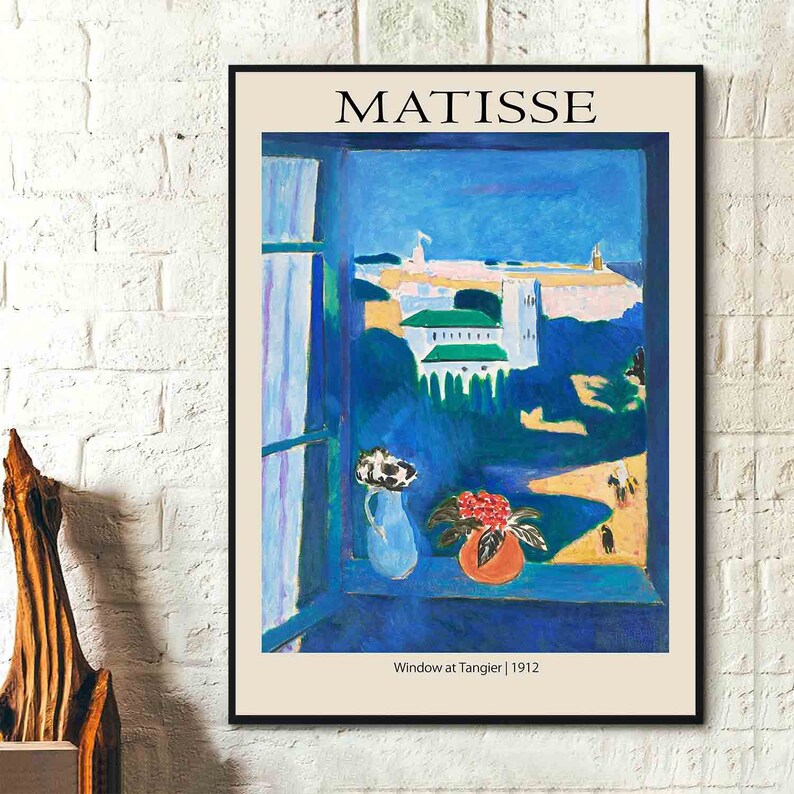 Window at Tangier 1912 Henri Matisse Art Modern Art Canvas Wall Art ...